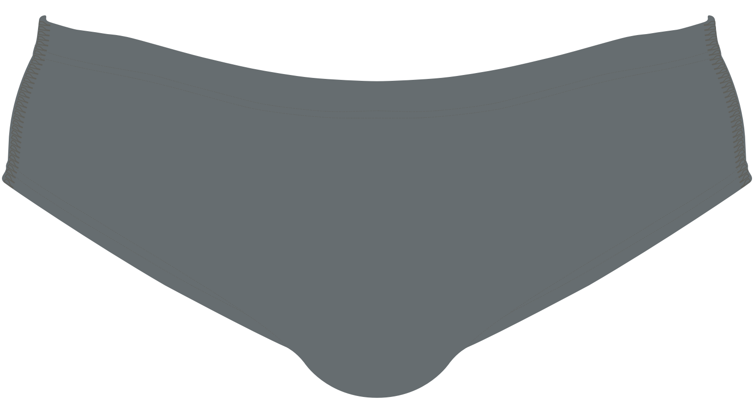 Solid Charcoal Grey Brief - Agonswim.com