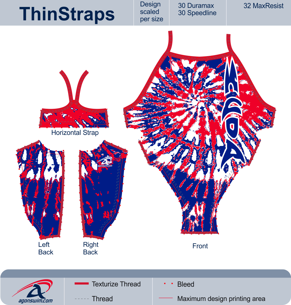 MaxResist ThinStraps Fully Front Lined (6) - Agonswim.com