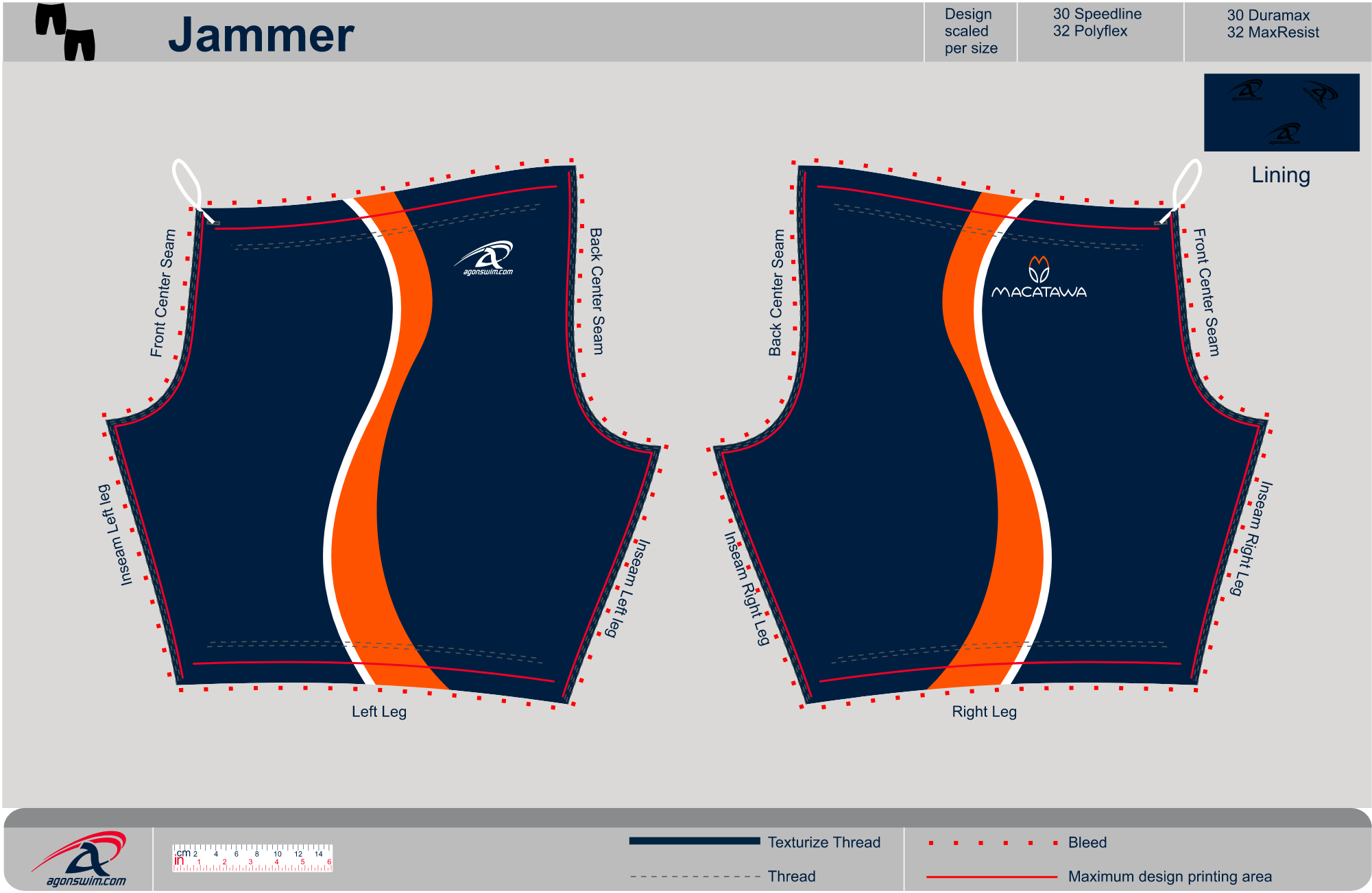 MaxResist Jammer Crotch Lined (2022) - Agonswim.com