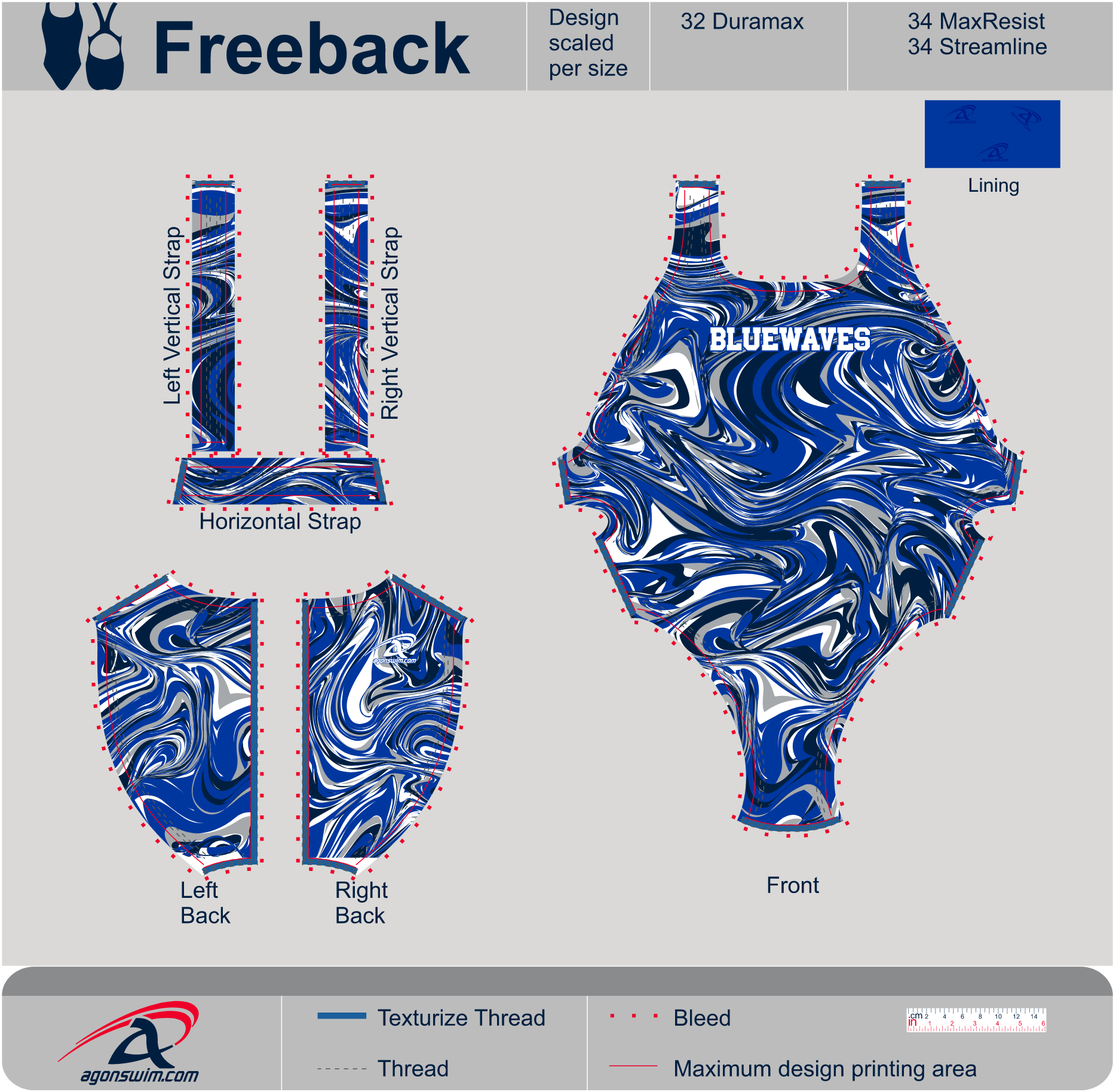 Streamline Freeback Fully Front Lined (2022) - Agonswim.com