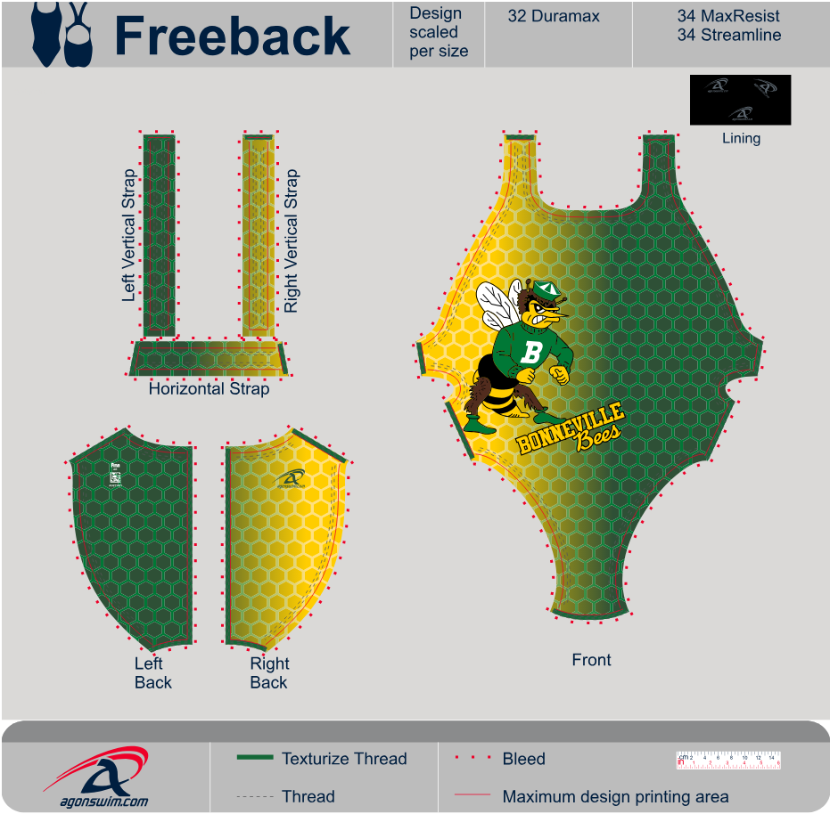 Streamline Freeback Fully Front Lined (2019) - Agonswim.com