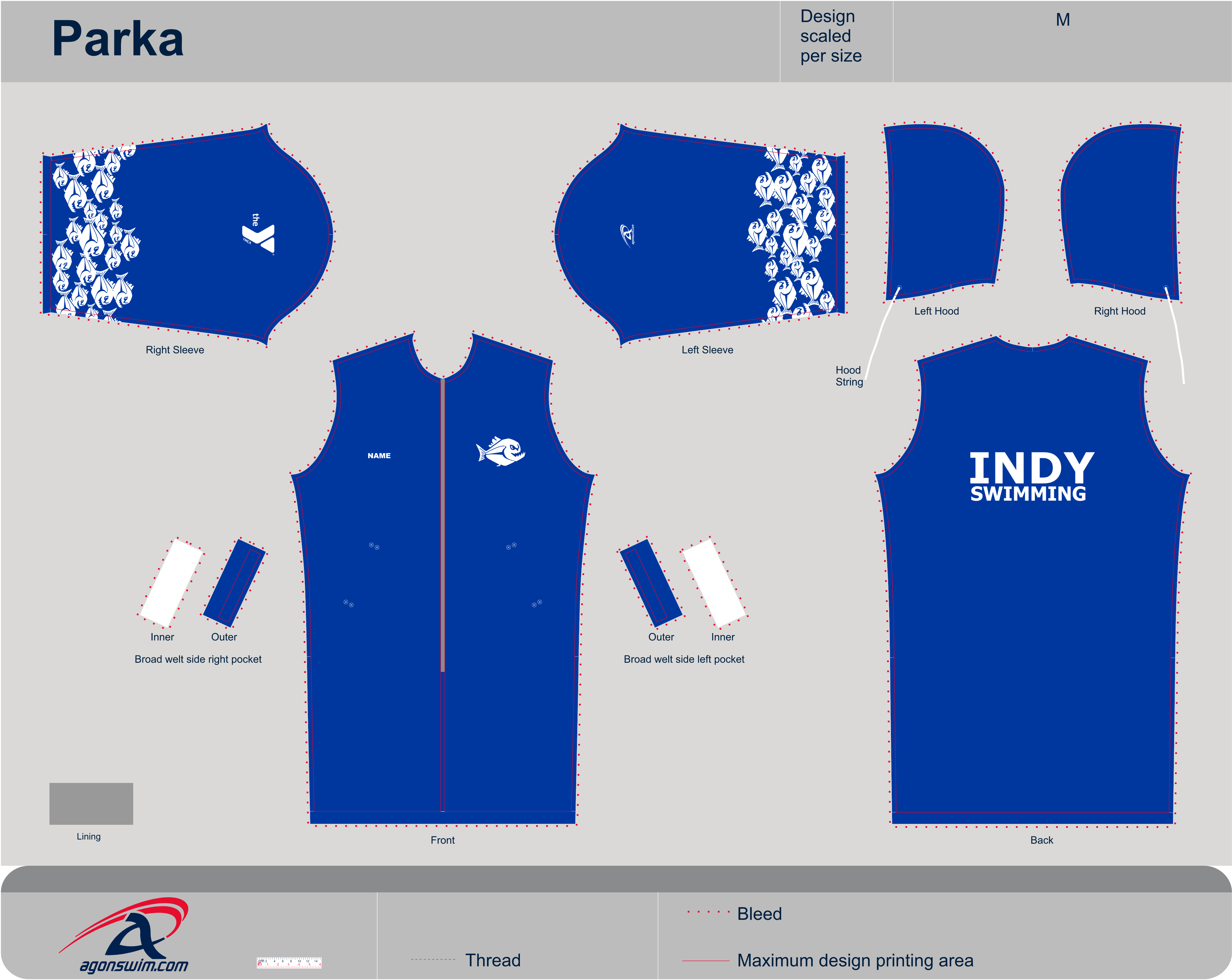 StormTech Parka Fully Front and Back Lined (2021) - Agonswim.com