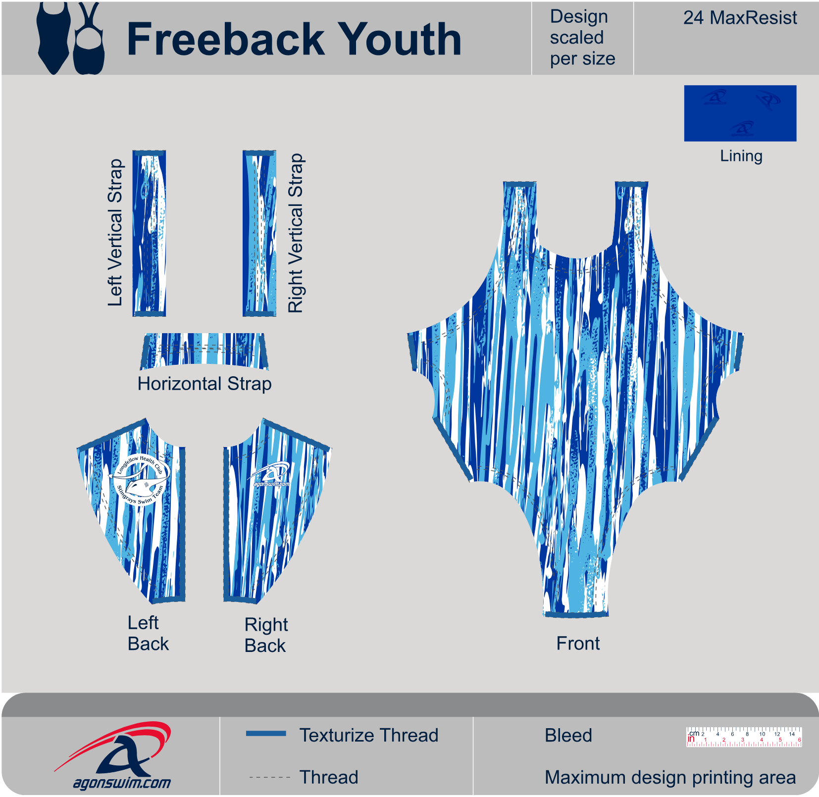 MaxResist FreeBack Youth Fully Front Lined (2024) - Agonswim.com